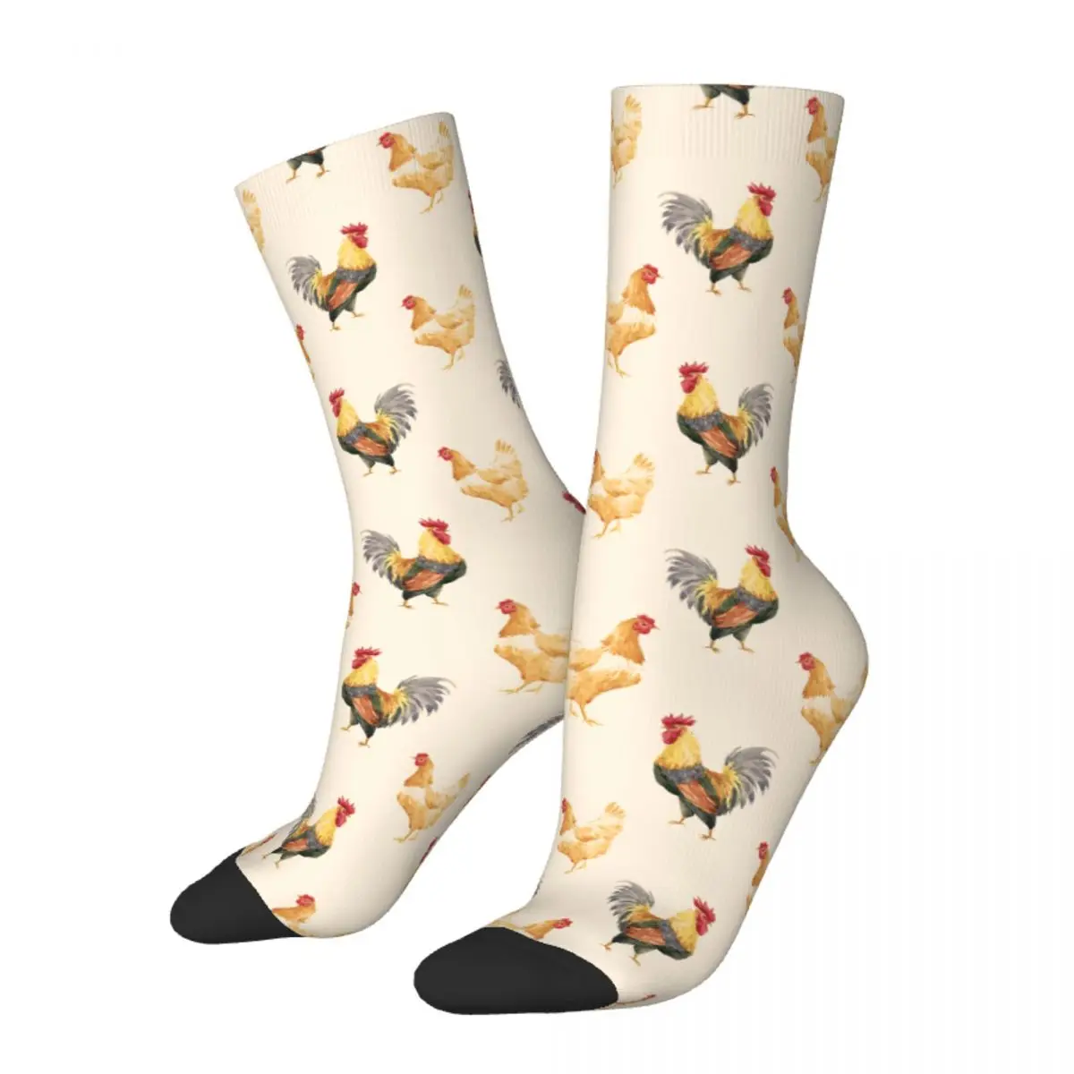 Farm-Chickens-Hen-Rooster-Socks-Men-Women-Cotton-Casual-Socks-High ...