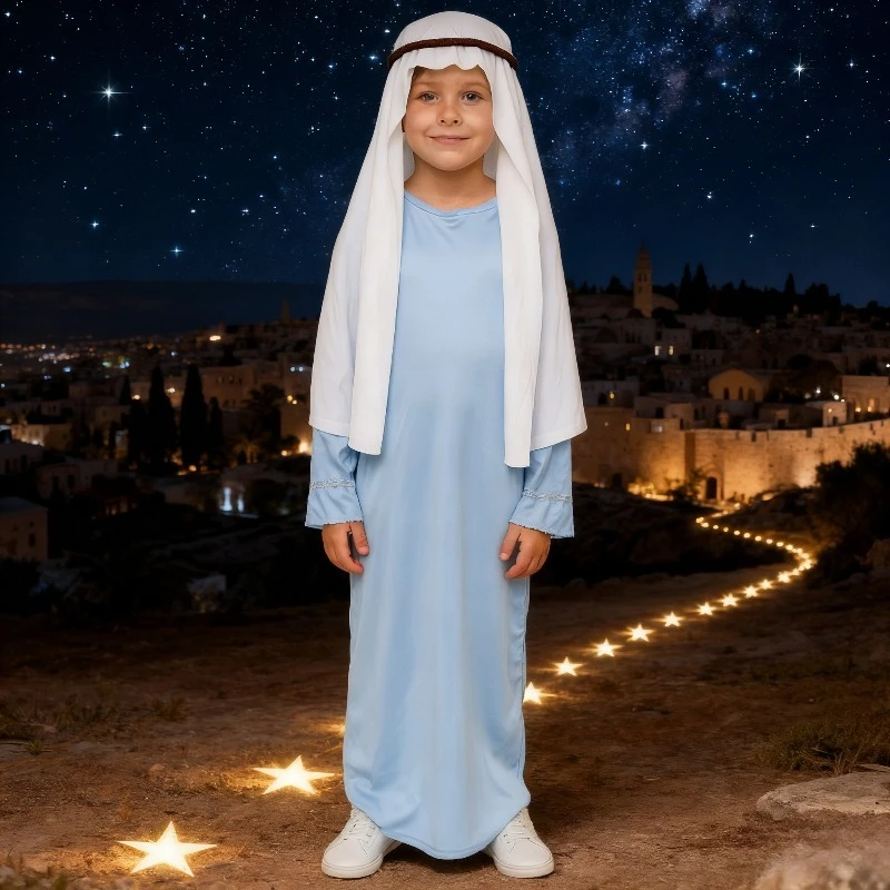 Children's Cosplay Costume Set Girls' Nativity Day Campus Drama ...