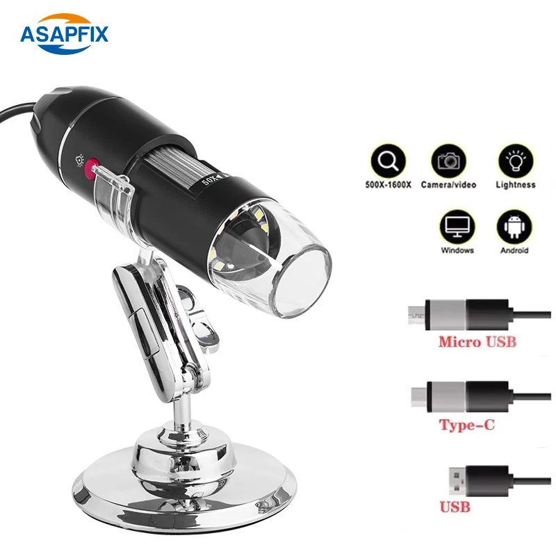 1600X-Digital-Microscope-Camera-Type-C-USB-Portable-Electronic ...