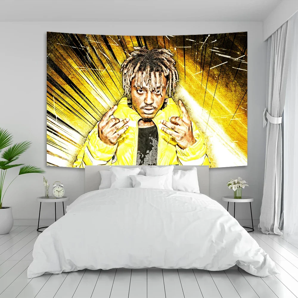 Rapper-Juice-Wrld-999-Wall-Tapestry-Banner-Bohemian-Hippie-Wall ...