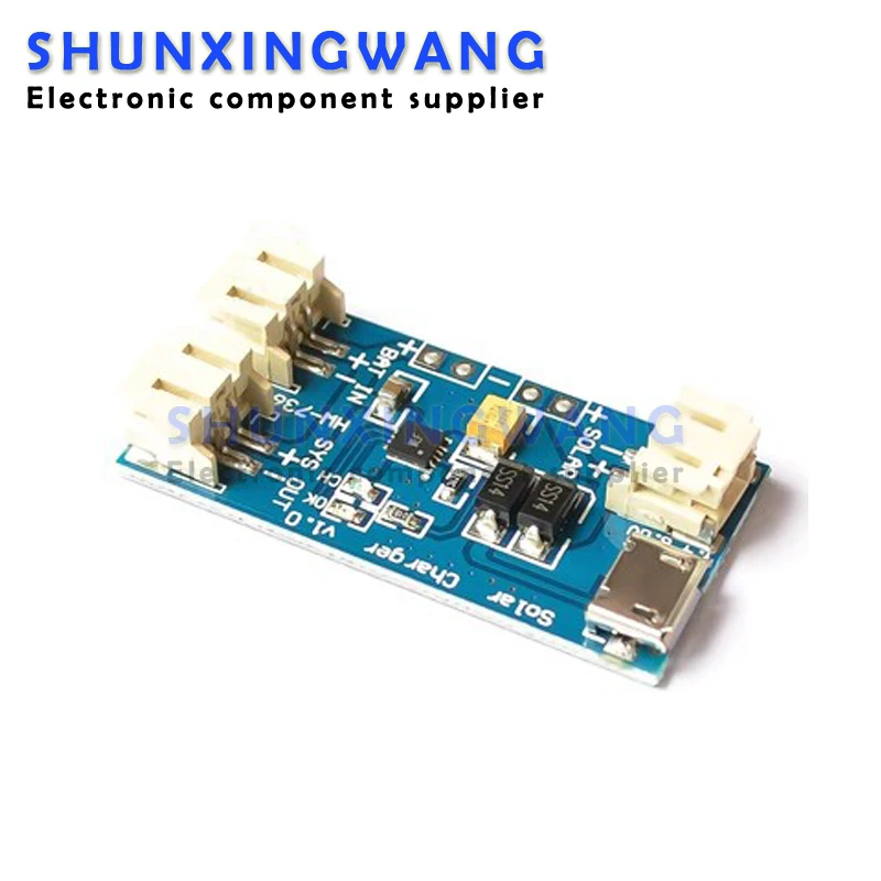 500mA-Mini-Solar-Lipo-Charger-Board-CN3065-Lithium-Battery-Charge-Chip ...