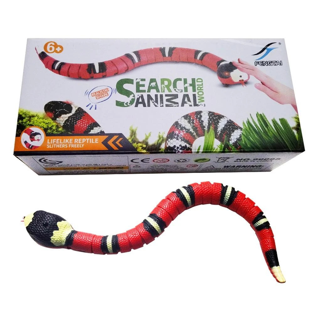 Smart Sensing Snake Interactive Cat Toys Automatic Toys For Cats USB ...