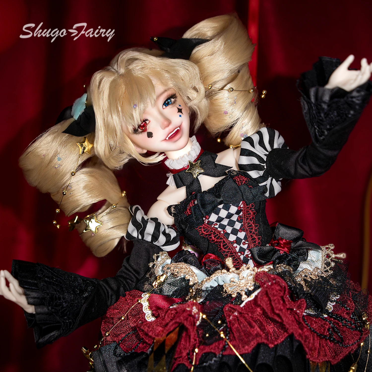 BJD Doll 1/4 Cassandra Fullset D Bariy Big Chest Body Circus Fairy Tale ...