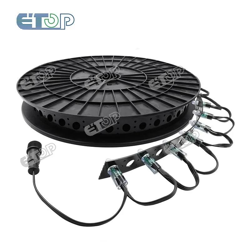 ETOP-50m-roll-Black-Plastic-mounting-strip-for-12mm-pixel-nodes-1-inch ...