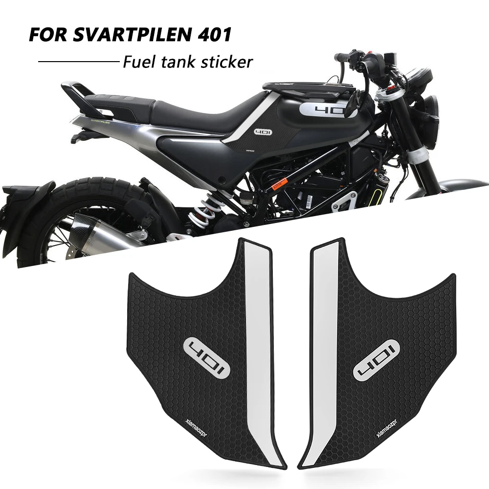 For-Svartpilen-401-2019accessories-Non-Slip-Side-Fuel-Tank-Stickers-Pad ...