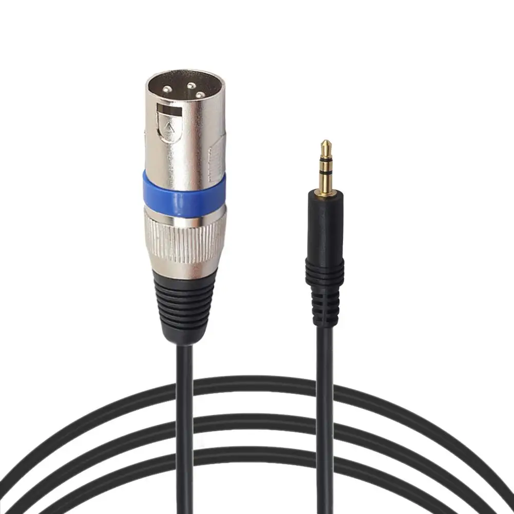 3-5mm-Jake-Stereo-Male-Plug-Connector-Cable-to-Microphone-XLR-Audio ...