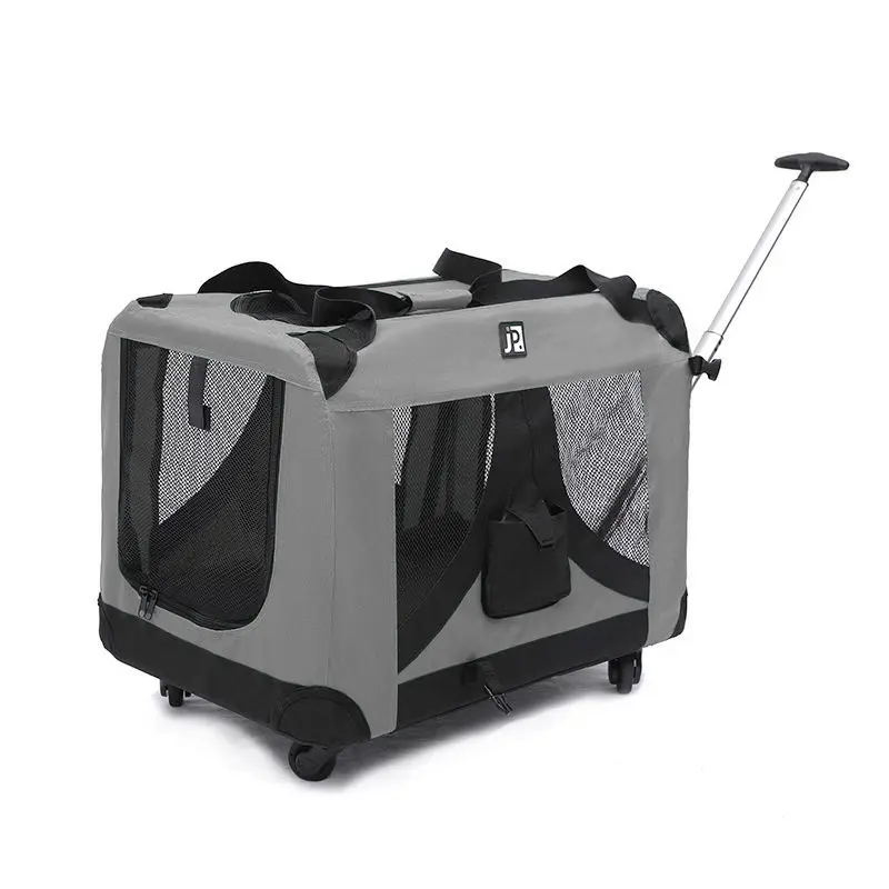 Portable-Dog-Trolley-Cage-Car-Pet-Cage-Dog-Kennel-Cat-Litter-Dog-Tent ...