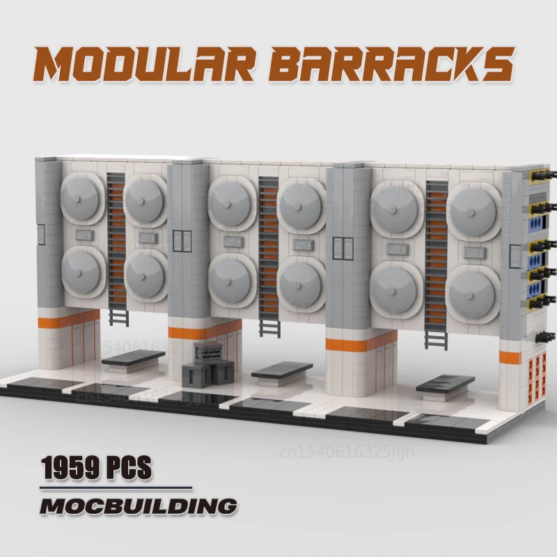Movie-Scense-Barracks-Moc-Building-Blocks-Training-Center-Technology ...