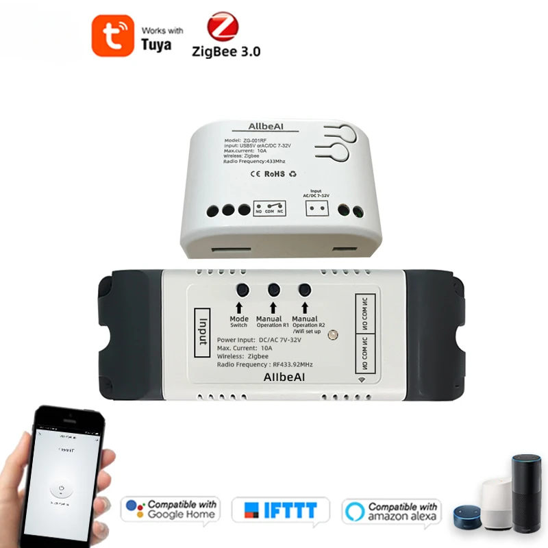 1CH-2CH-Zigbee-3-0-Smart-Switch-Module-DC12V-AC220V-Zigbee-Gateway ...