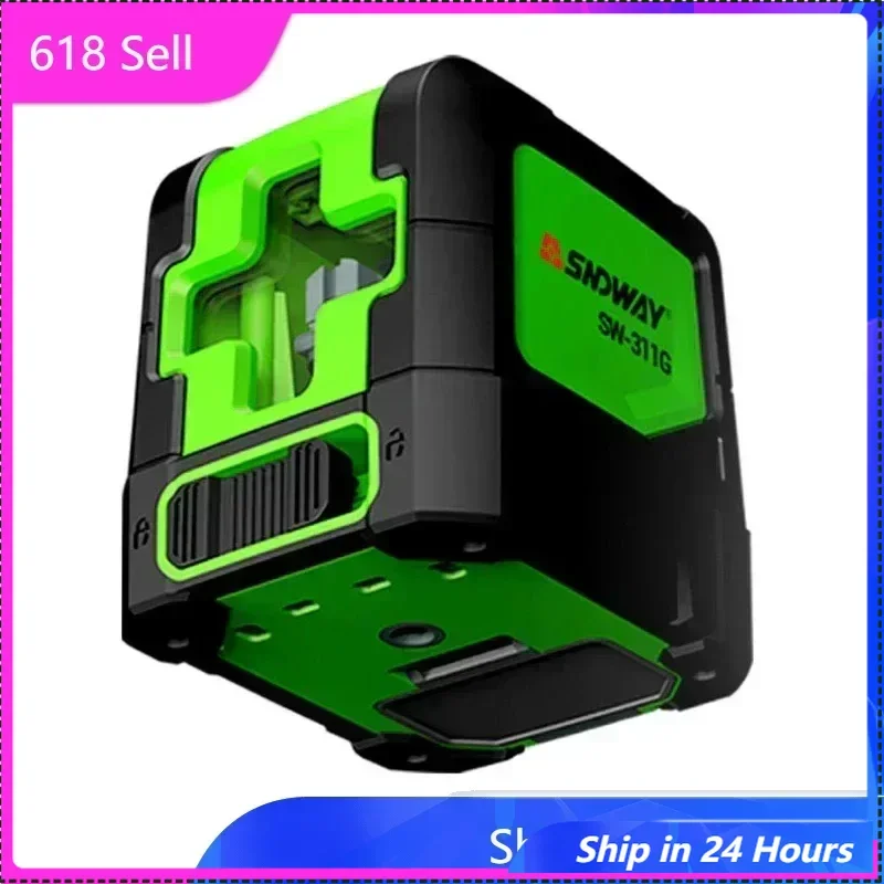 English Version SNDWAY SW-311G 2 Lines Laser Level Meter Horizontal And ...