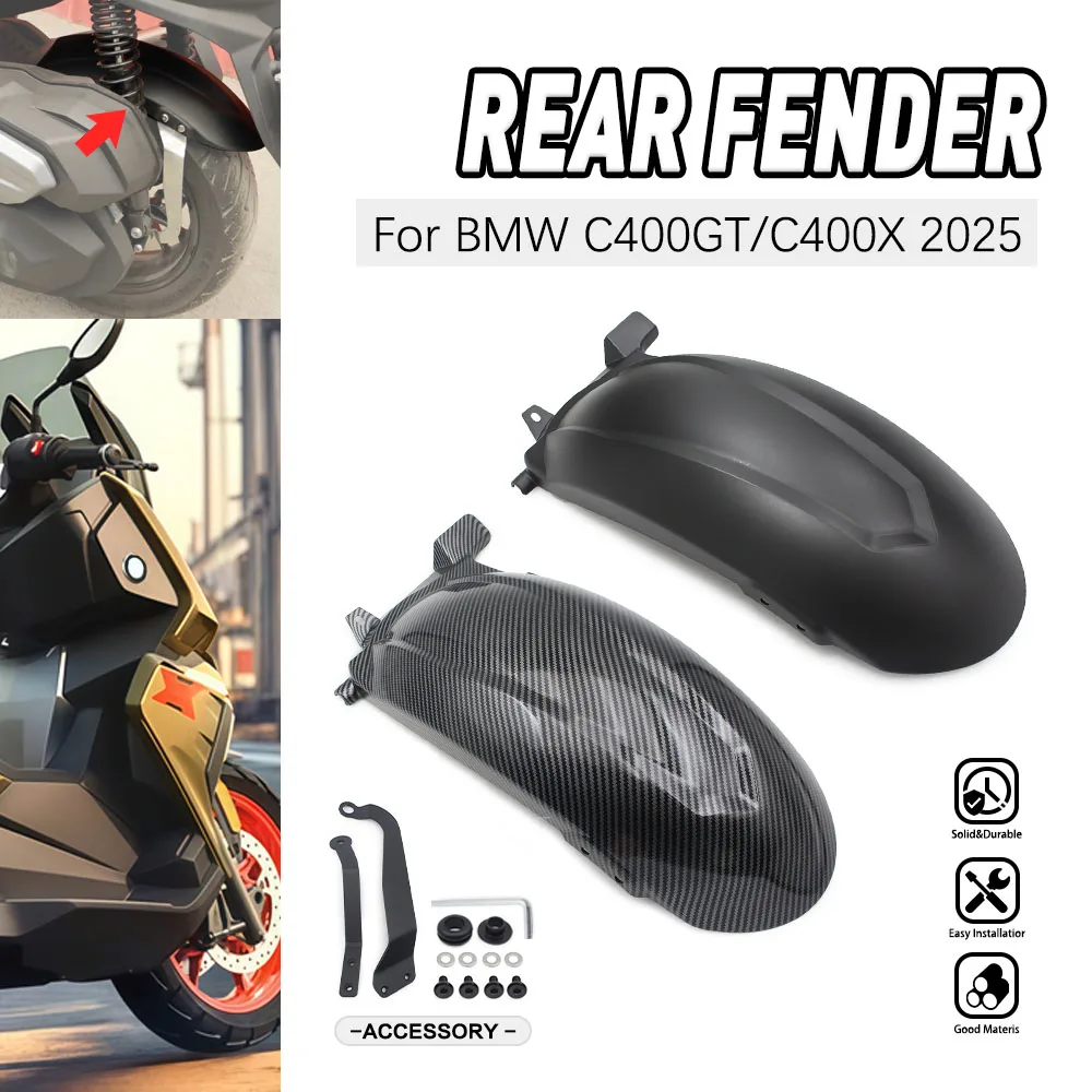 Motorcycle Rear Wheel Cover Fit For BMW C400X C400GT 2025 Fender Splash ...