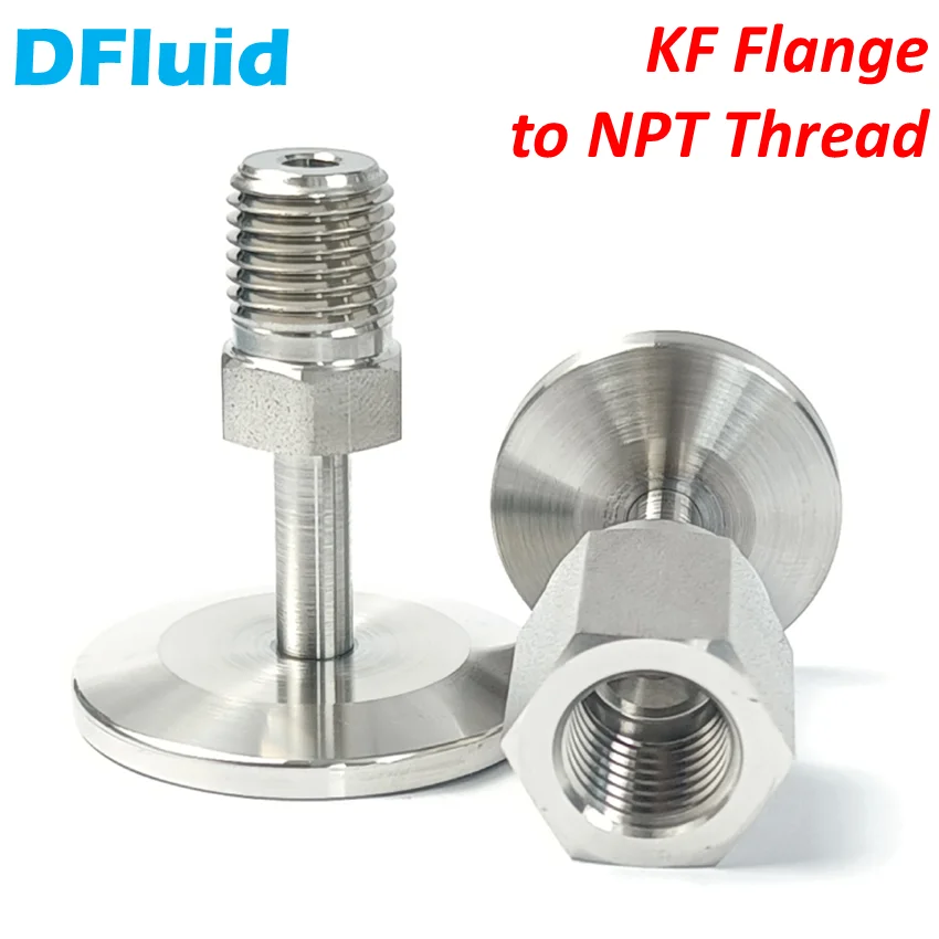 KF شفة إلى ذكر NPT أنبوب سَوِيُّ الضَّغْطِ و الحَرارَة أنثى الموضوع ...