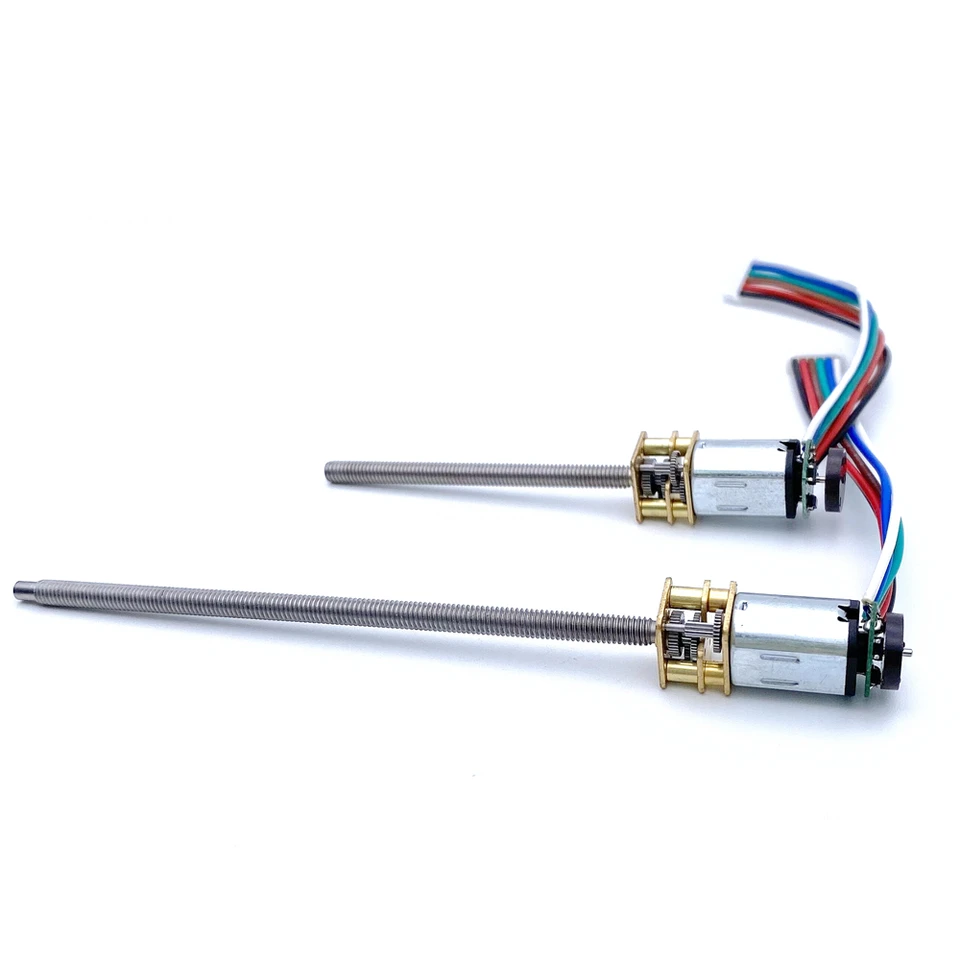 Threaded Screw Shaft Motor N20 DC Gear Motor With Threaded Shaft - 12V ...