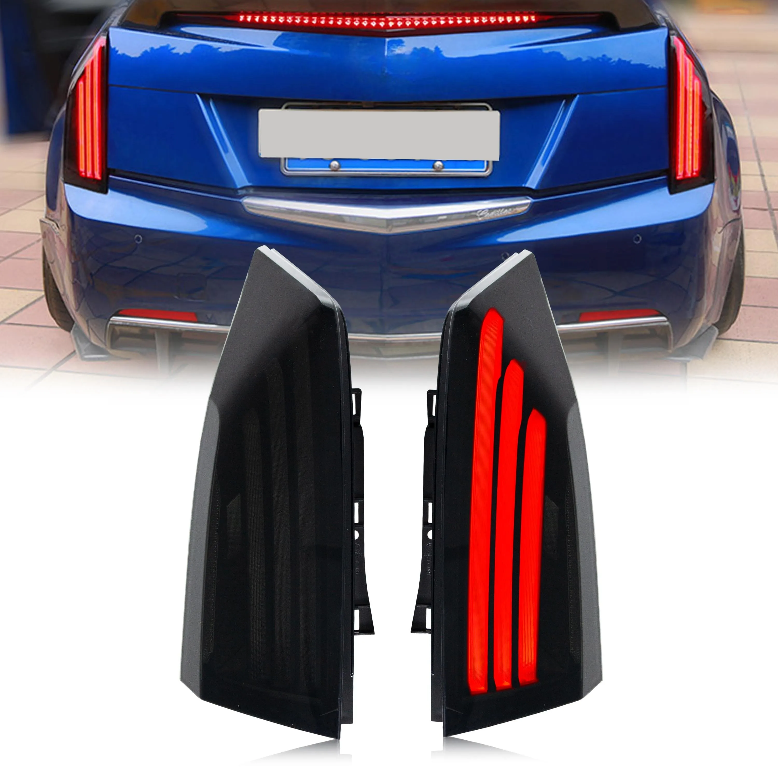 LED-Tail-Lights-for-Cadillac-ATS-2014-2020-ATS-V-Start-up-Animation ...