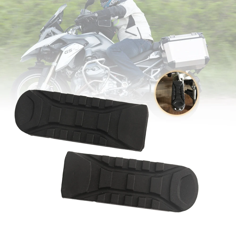 Motorcycle-Passenger-Front-Footrest-Foot-Pegs-Rubber-Cover-For-BMW ...