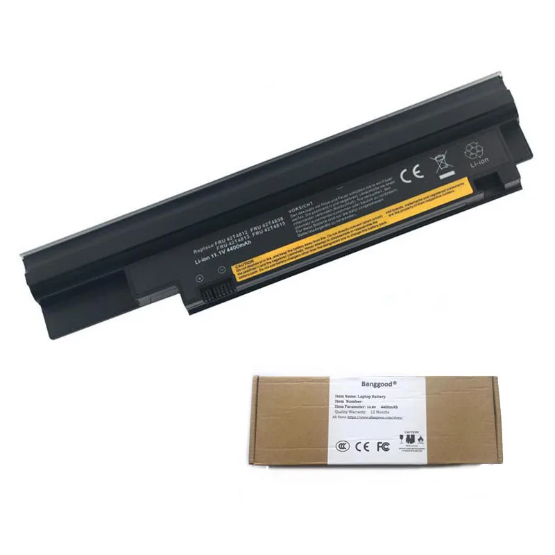 Banggood Batería de 4400mAh para portátil, para Lenovo Thinkpad Edge 13 ...