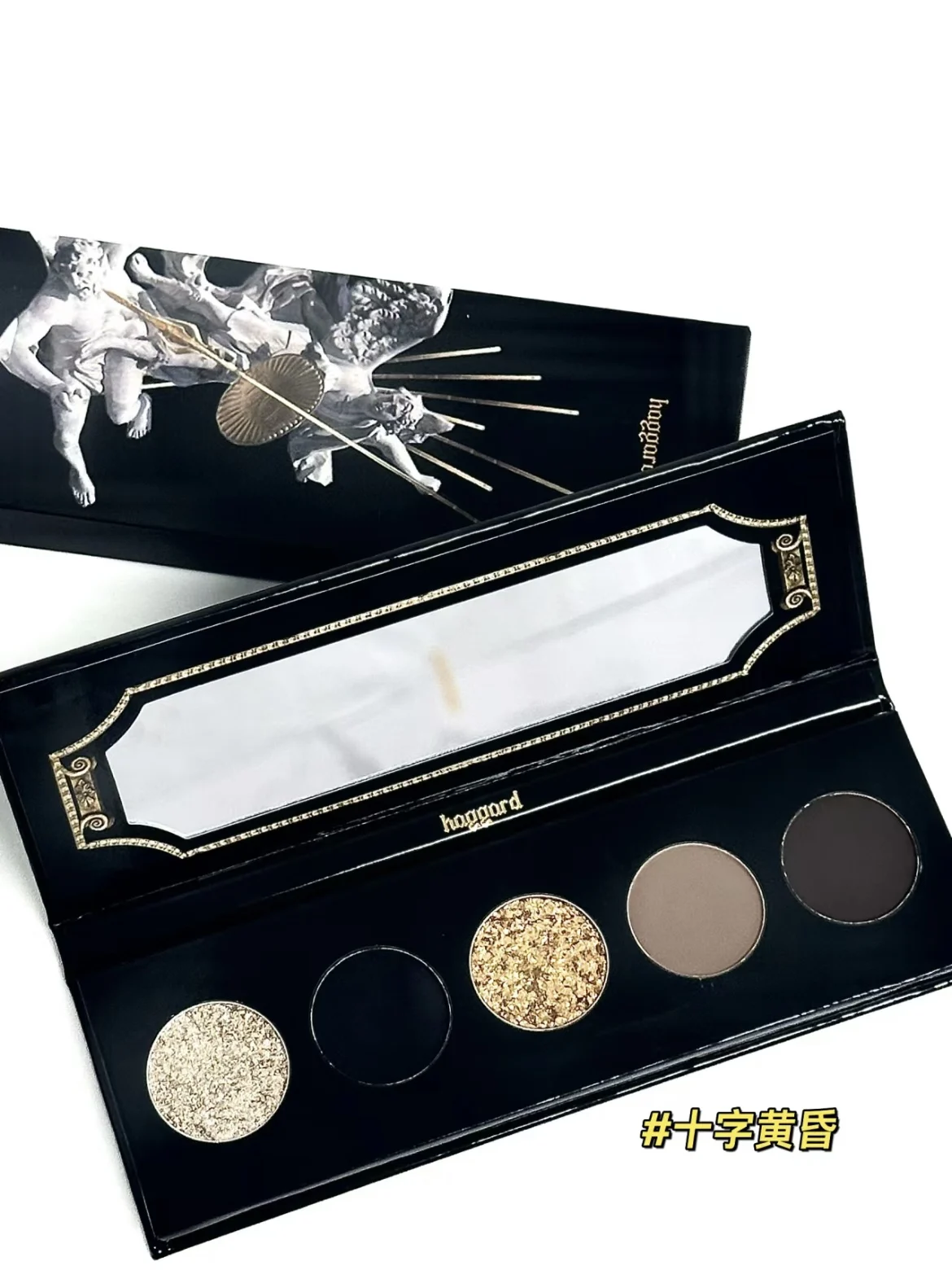 HAGGARD-Scepter-Smoked-Five-Color-Eyeshadow-Disk-Black-Gold-Pink-Blue ...