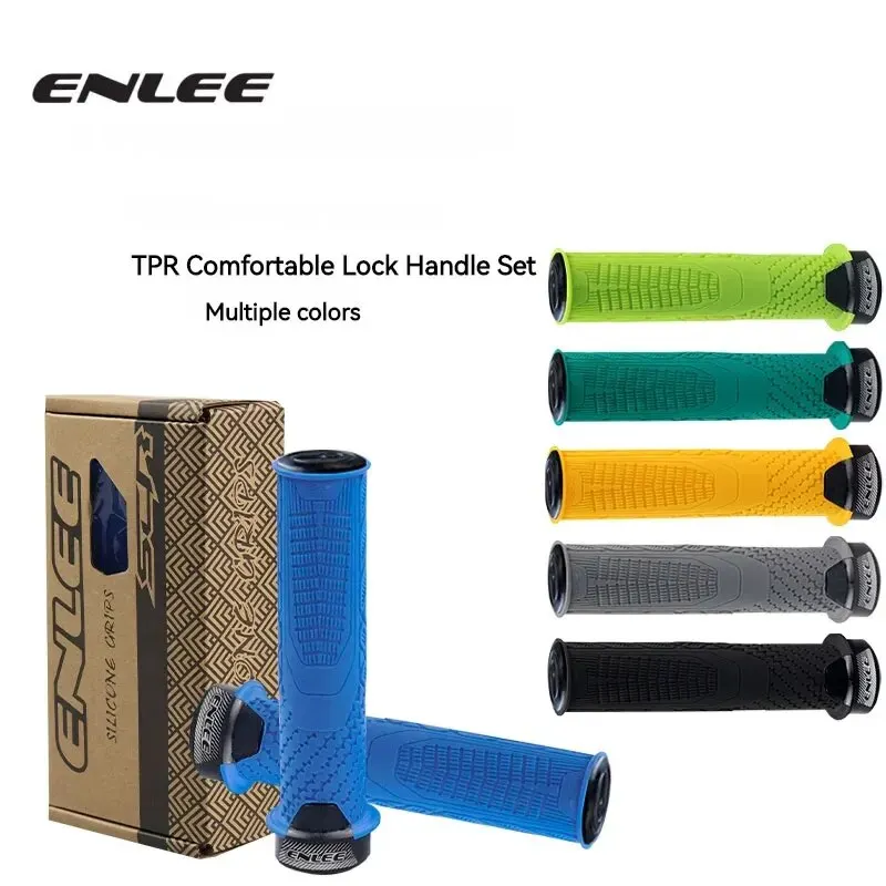 ENLEE-Cycling-Bike-Rubber-Handle-Cover-Anti-Slip-Shock-Absorber-Grip ...