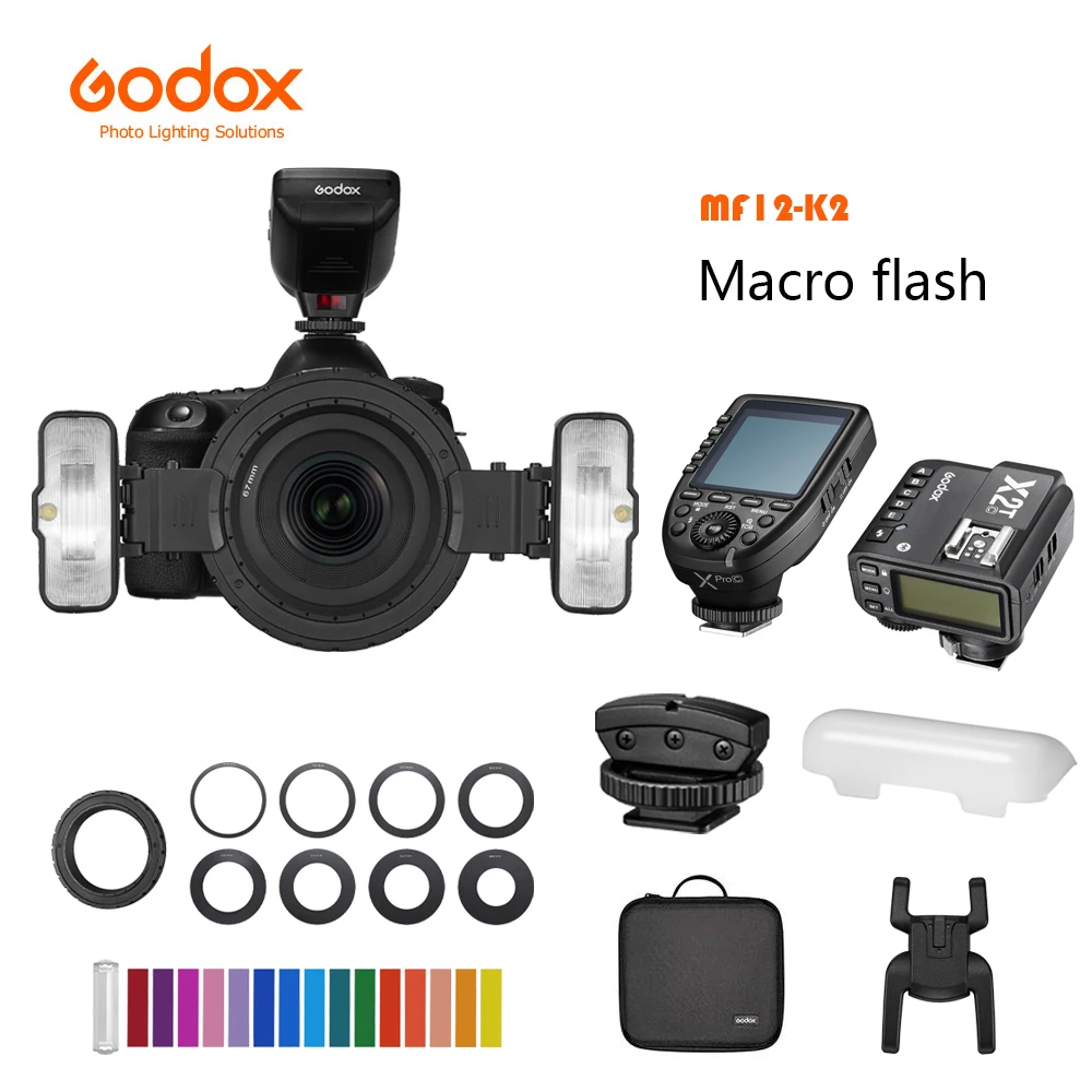 Godox – Flash Macro Mf12-k2 2.4ghz, Contrôle Sans Fil, Système X ...