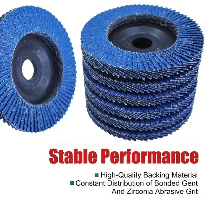 2PCS-Emery-Cloth-Grinding-Wheel-Flap-Discs-Sand-Stock-Rust-Removal ...