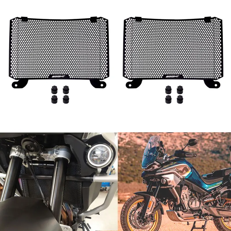 For CFMOTO 800MT 800mt Motorcycle Radiator Cover Stainless Grille Guard ...