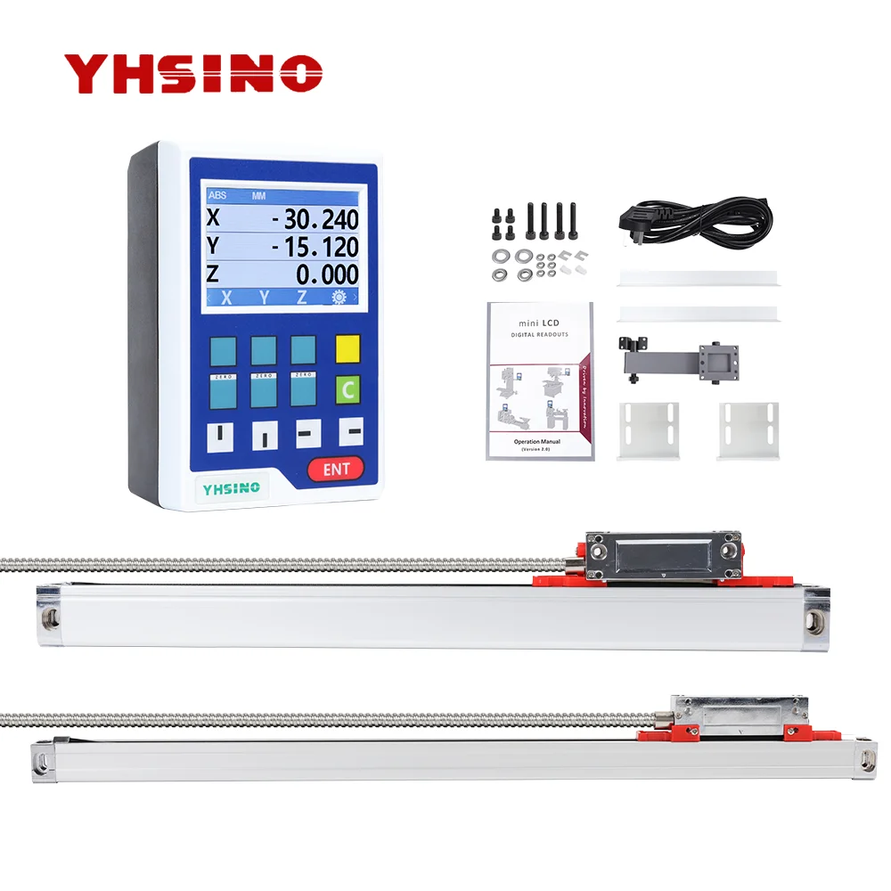 YHSINO-YH800-3A-3-Axis-LCD-Digital-Readout-KA300-Linear-Scale-KA500 ...