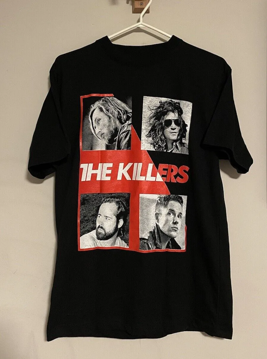 THE KILLERS Tour Battle Born Concert Cotton Men Women T-Shirt Full Size ...