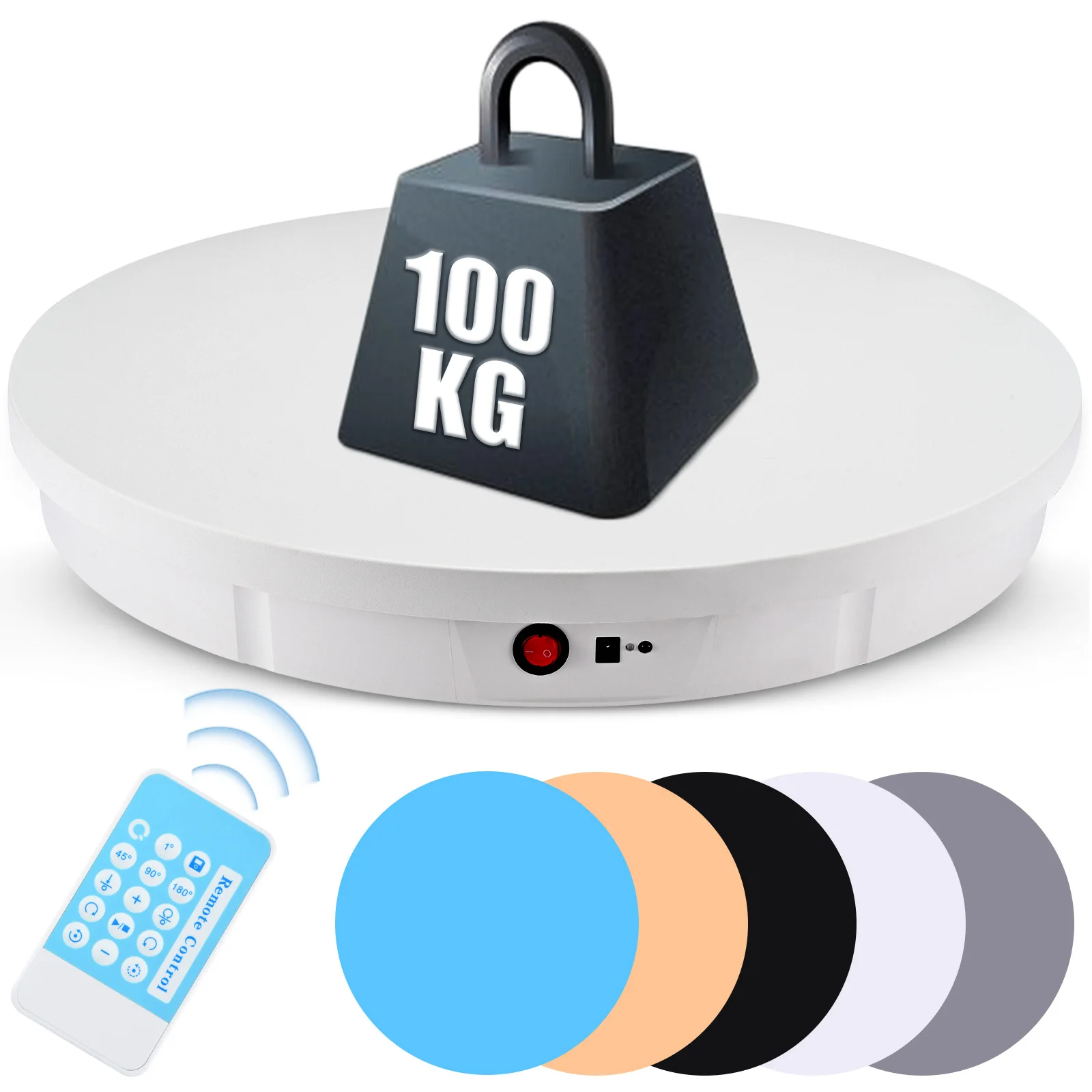 Electric-Rotating-Shop-Display-Stand-360-Degree-Turntable-Spinning-Base ...