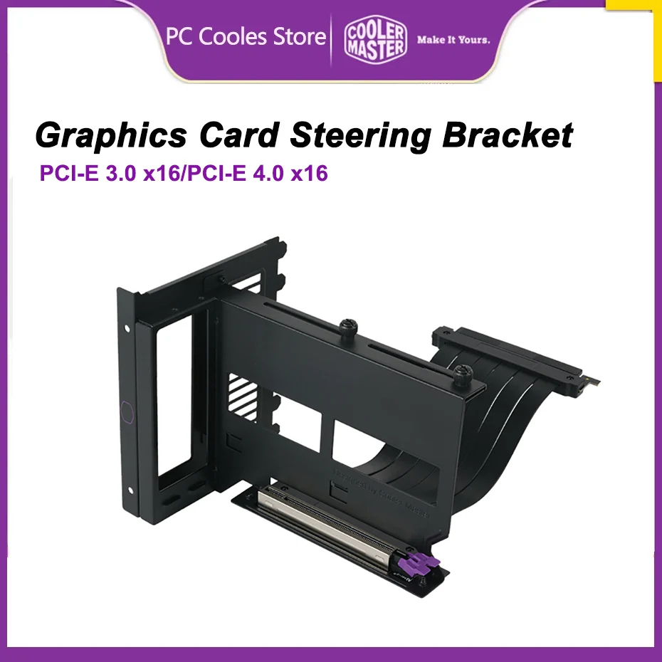 Cooler Master Graphics Card Steering Bracket Pci-e 3.0/pci-e 4.0 X16 ...