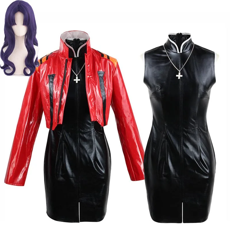 Katsuragi-Misato-Cosplay-Costume-Halloween-Katsuragi-Misato-Full-Set ...