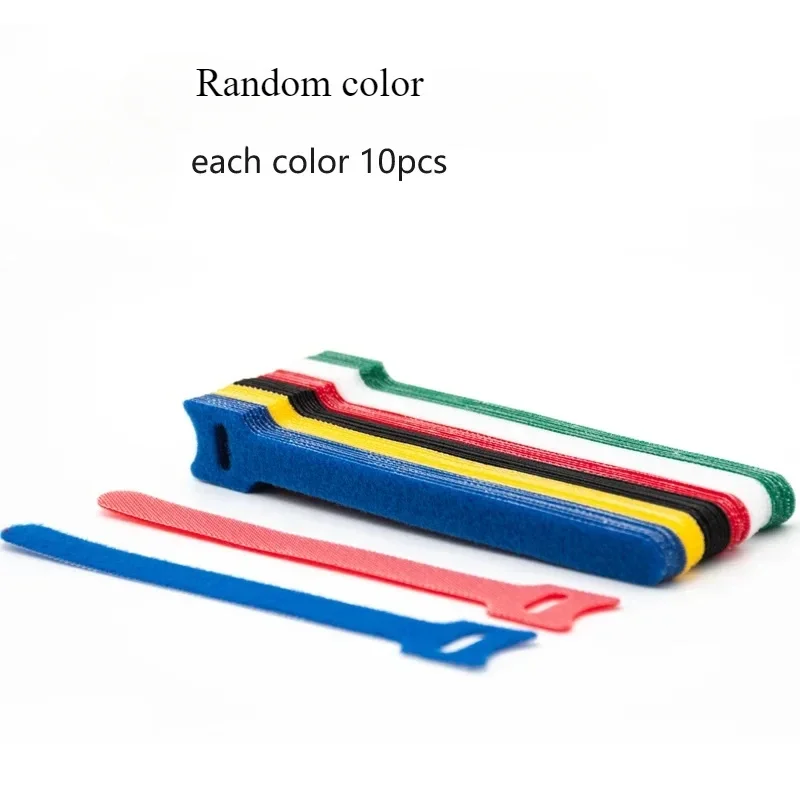 10/30/50pcs Releasable Cable Ties Durable Soft Nylon Strap Reusable ...