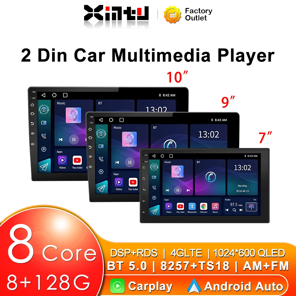 Junuse-Carplay-Auto-Android-12-Radio-reproductor-est-reo-Multimedia ...