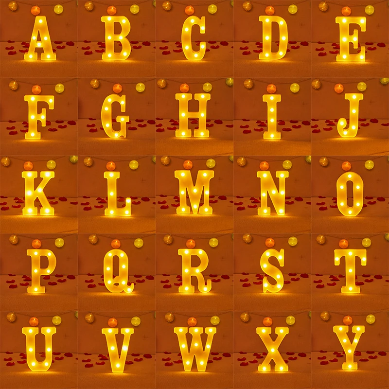 LED-Letter-Light-Alphabet-Number-Heart-Plastic-Atmospher-Lamp-20-8cm ...