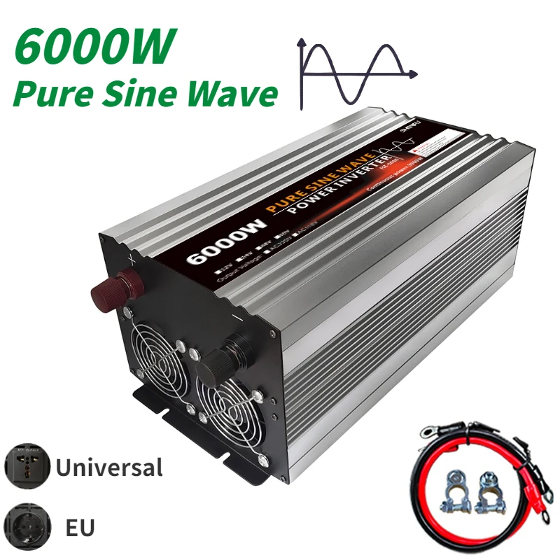 Inversor Senoidal Pura 60hz 12v 110v Onda Para 220v 3000w 12 V 220 V De Micro Solar Fonte 500w ...
