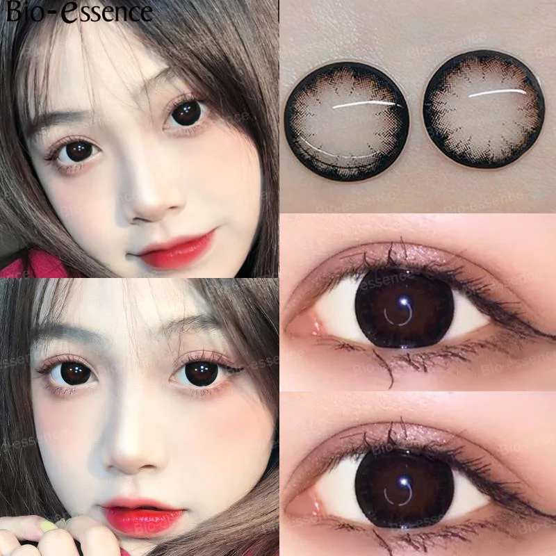 Bio-essenz-1-Paar-Colorcon-Koreanische-Farbige-Kontaktlinsen-f-r-Augen ...
