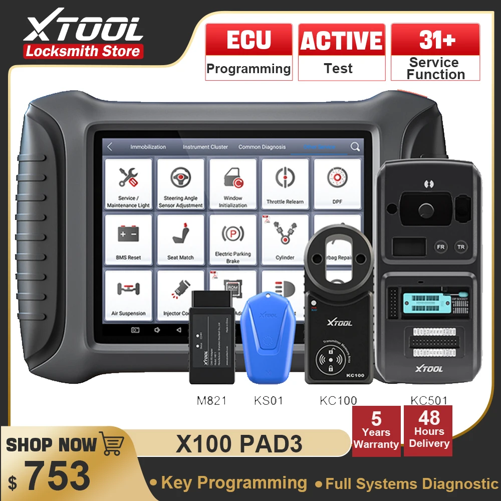Xtool X100 Pad3 2022 Newest Car Obd2 Key Programmer X100pad3 ...