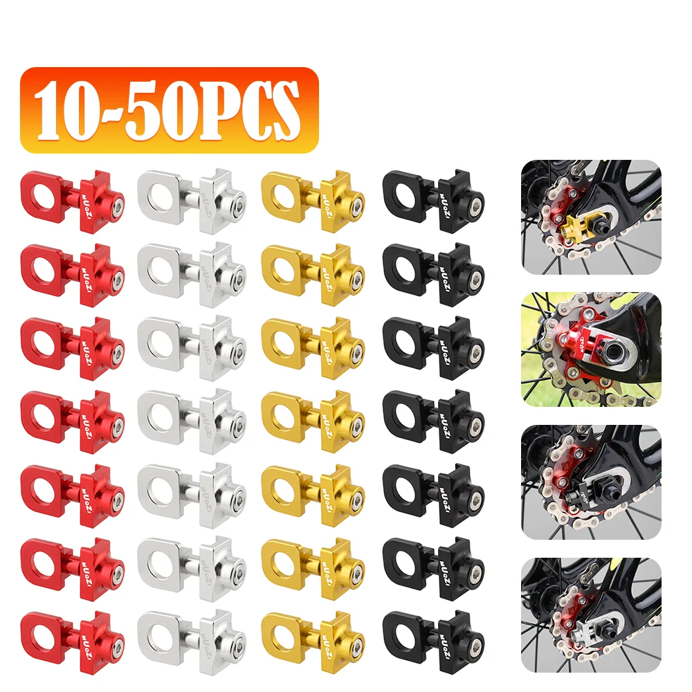 10-50PCS-Bicycle-Chain-Adjuster-Tensioner-Fastener-Aluminum-Alloy-Bolt ...