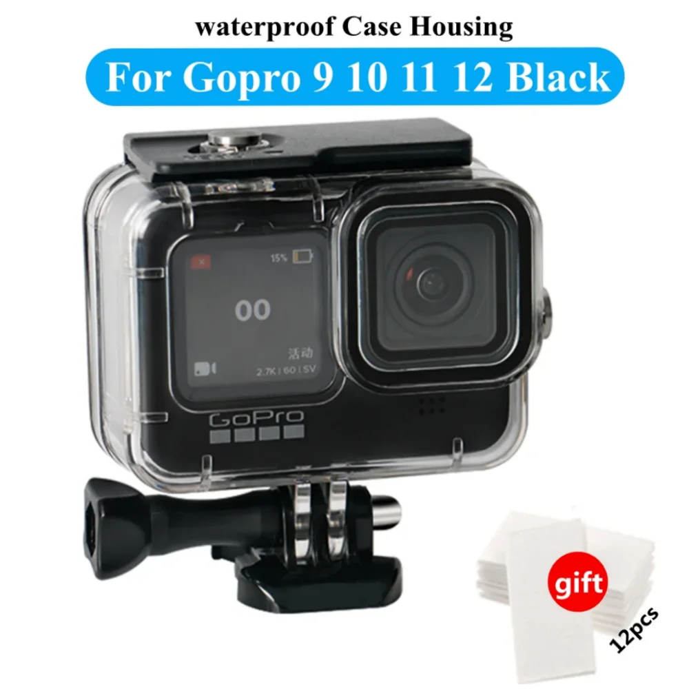 Waterproof-60M-Housing-For-GoPro-Hero-12-11-10-9-Black-Case-Diving ...