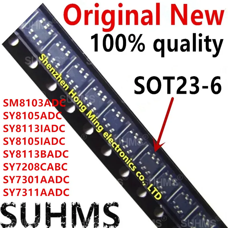(5piece) SY8105ADC NY SY8105IADC dM SY7208CABC JU SY7301AADC WG ...