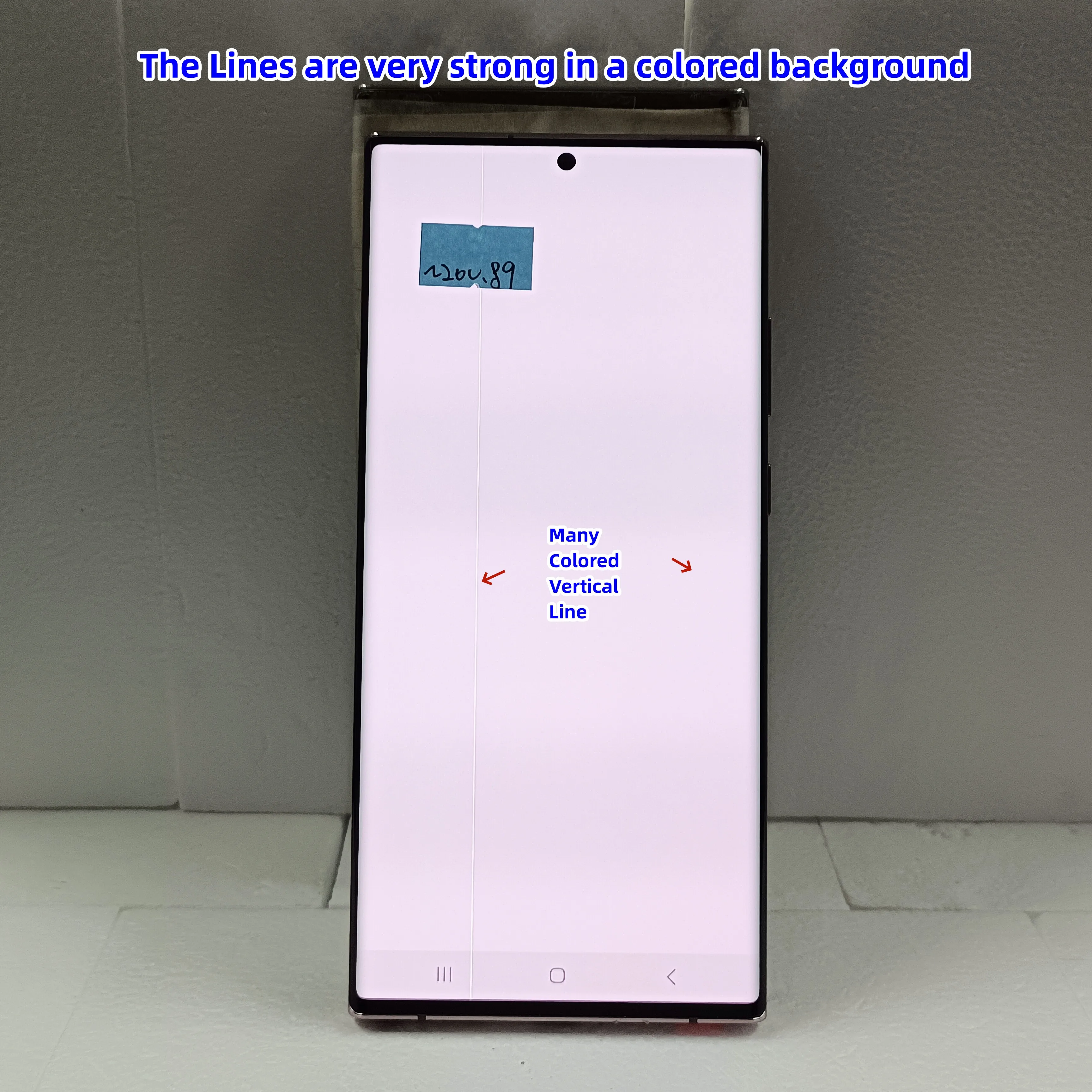 100-Test-Amoled-Screen-For-N20U-With-Defects-For-Samsung-Galaxy-Note-20 ...