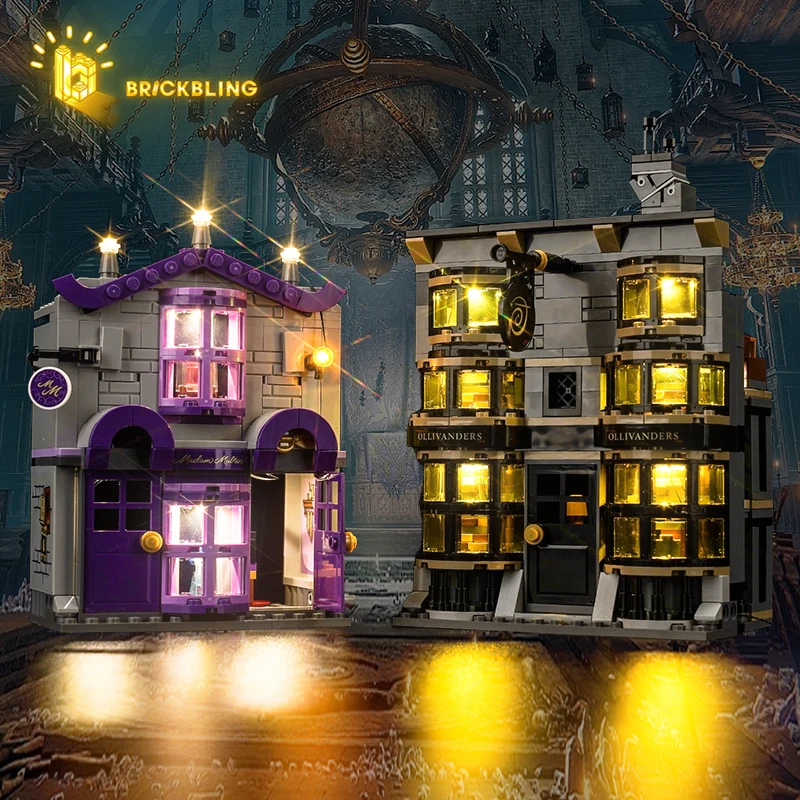 Brick-Bling-LED-Light-76439-Set-Suitable-for-Ollivanders-Madam-Malkin-s ...