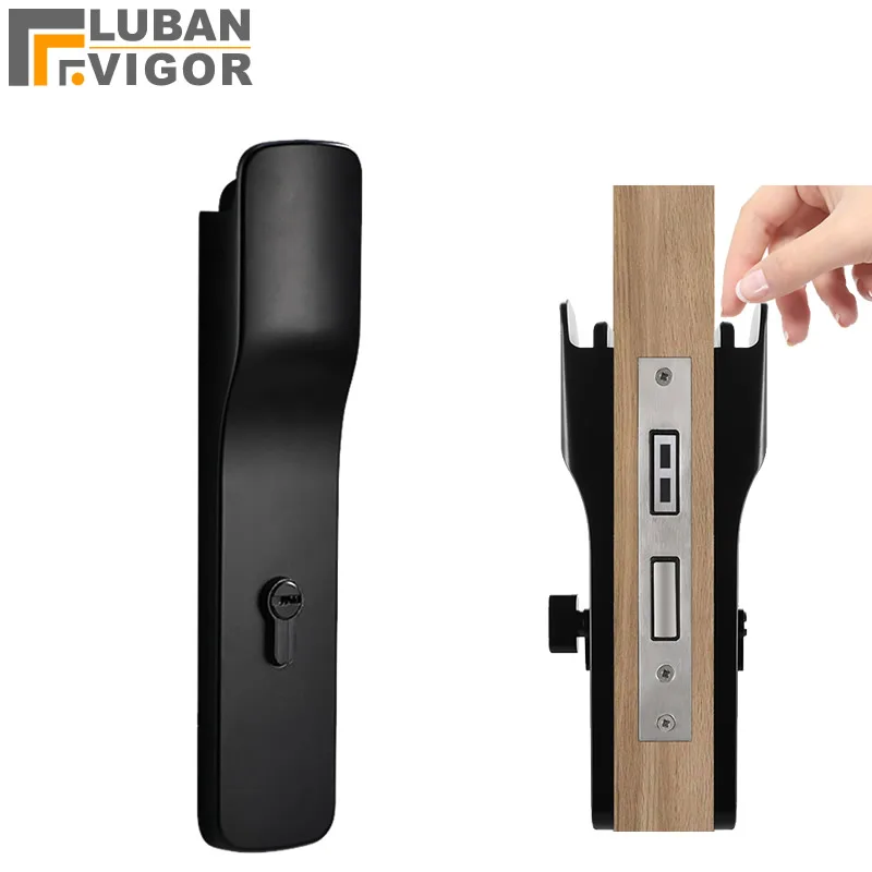 New-design-Invisible-door-lock-without-handle-for-Indoor-room-wooden ...
