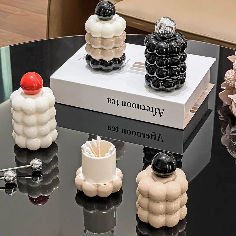 Creative-Cotton-Candy-Storage-Jar-Plastic-Storage-Box-Home-Toothpick ...