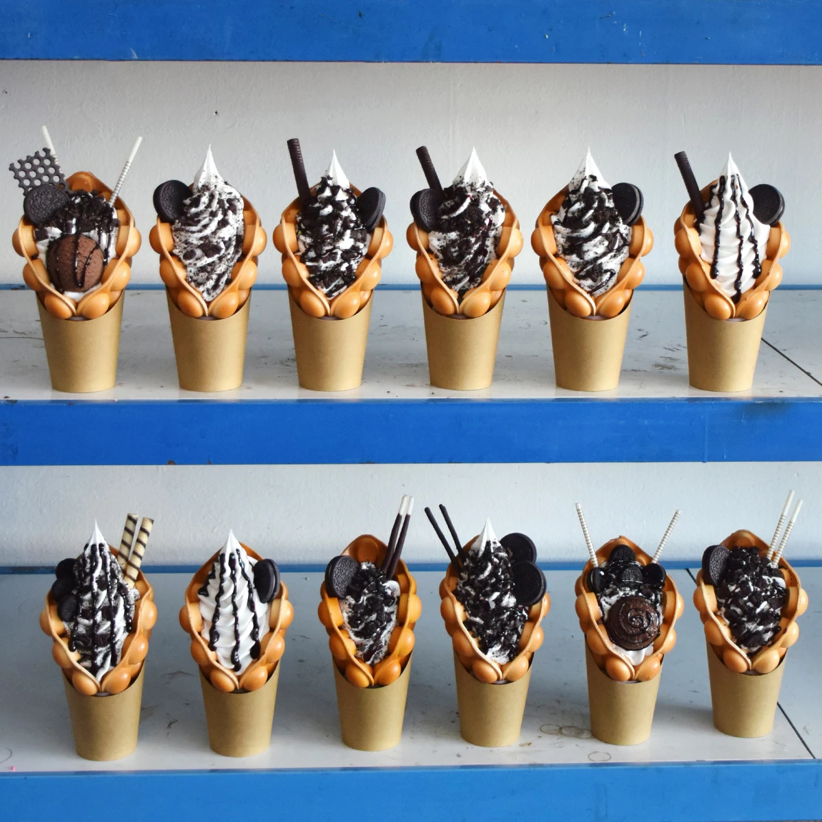 Fake-Food-Display-Ice-Cream-Original-Bubble-Waffle-Faux-Hong-Kong ...