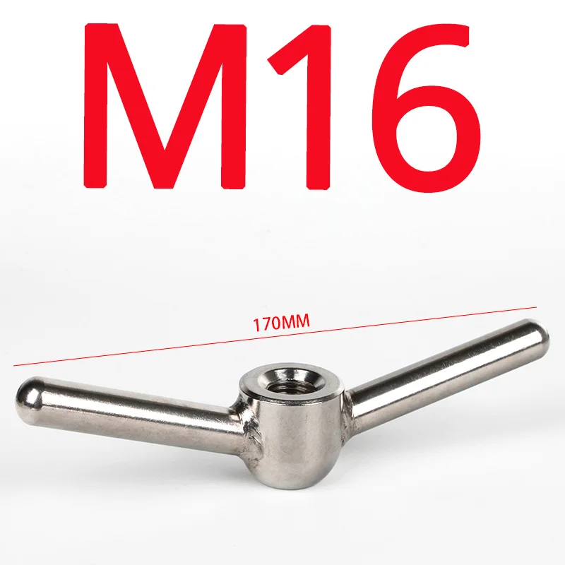 ECROU,M16(1PCS)--Écrous à oreilles M12 M14 M16 M20, vis à main ...