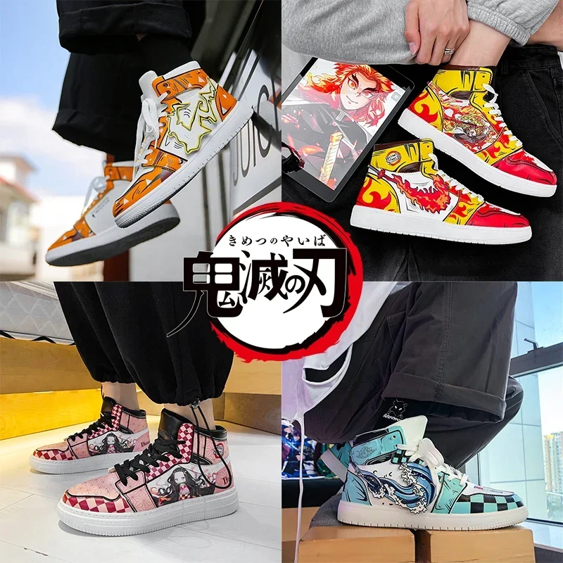 Demon-Slayer-Tanjirou-Zenitsu-Board-Shoes-Couple-Men-Women-Anime-Figure ...