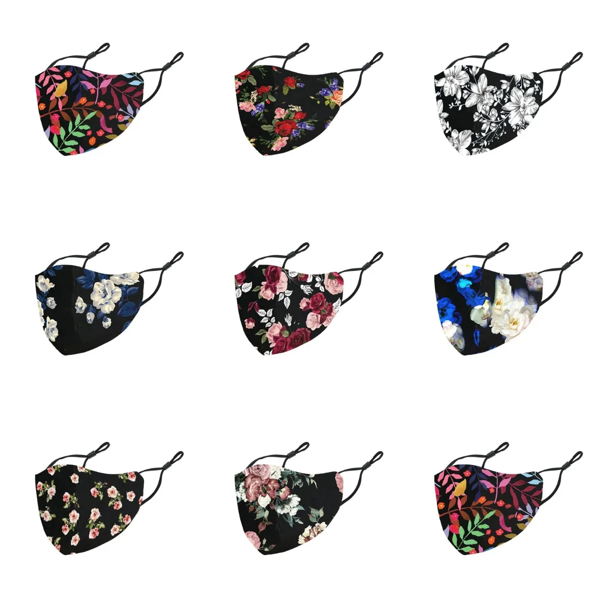 Cloth-Mask-For-Face-Women-Black-Reusable-Shield-Masks-Adults-Sexy ...