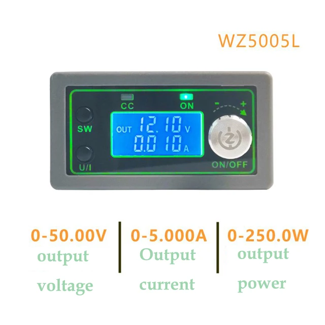 WZ5020L WZ5012L DC DC Buck Converter CC CV Step-down Power Module 50V ...