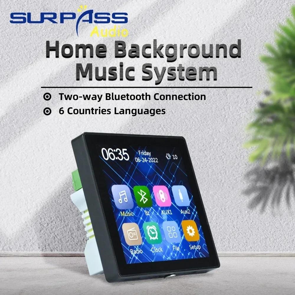 Home-Theater-Smart-Bluetooth-Wall-Amplifier-4-Inch-Touch-Screen-2 ...