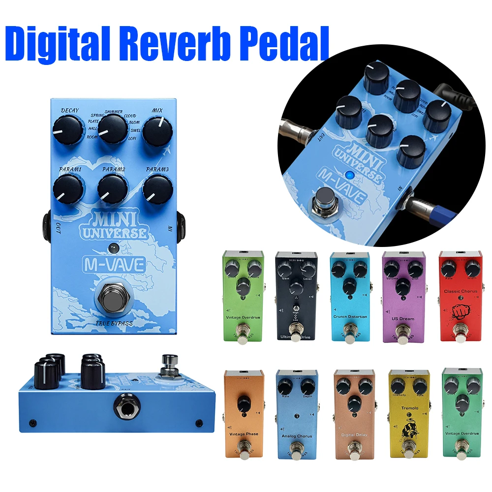 M-vave-Mini-Universo-Digital-Reverb-Pedal-9-Reverb-Efeitos-Quarto ...